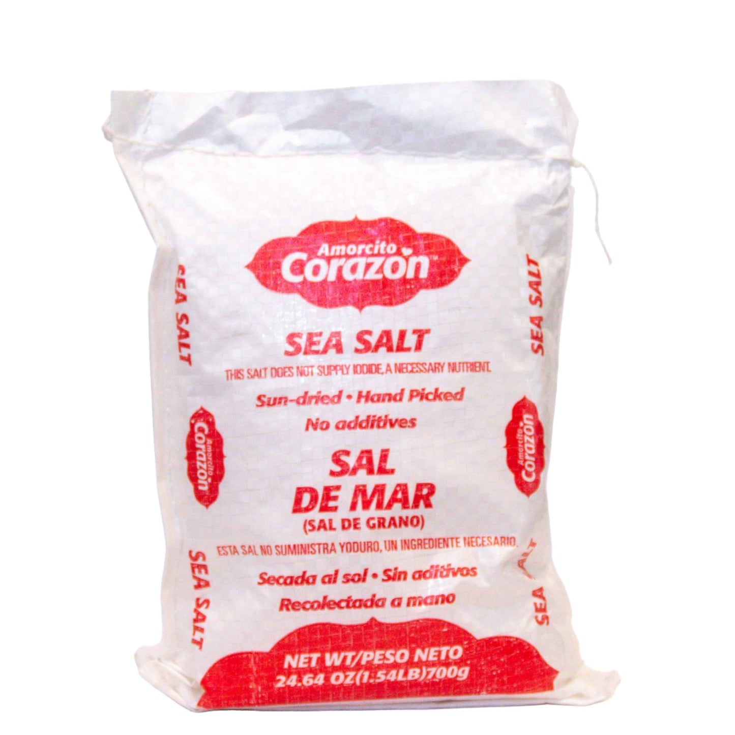 Amorcito Corazon Sea Salt 24.64 oz – Plata Grocery